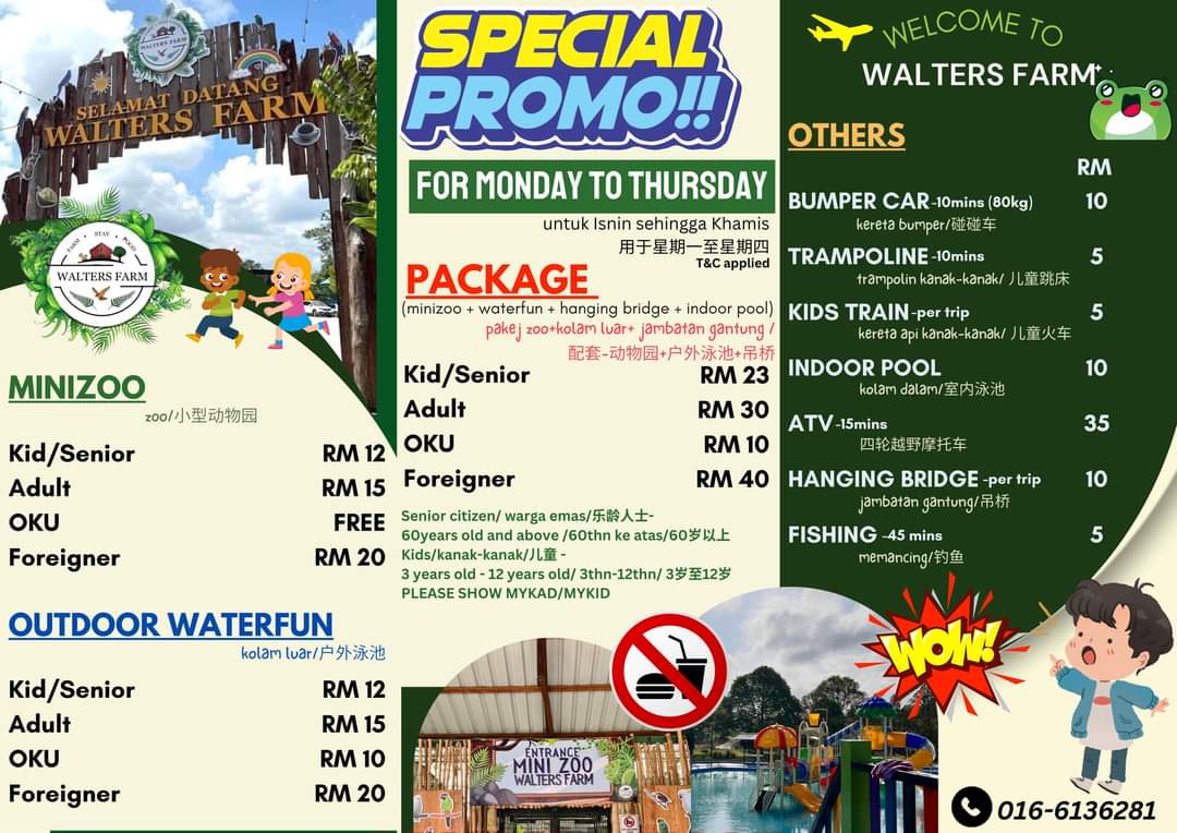 Walters Farm daya tarikan terbaharu warga Segamat | INFO SEGAMAT
